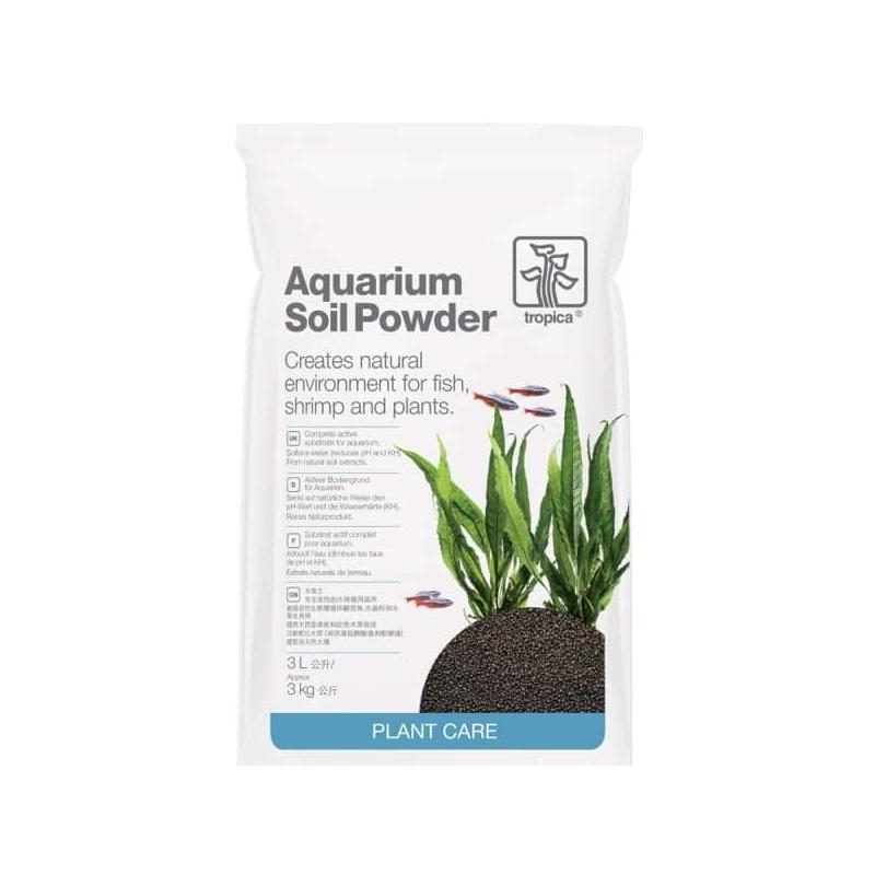Aquarium Soil Powder 3L fra Tropica - Kvalitetsbundlag til dit akvarie ...