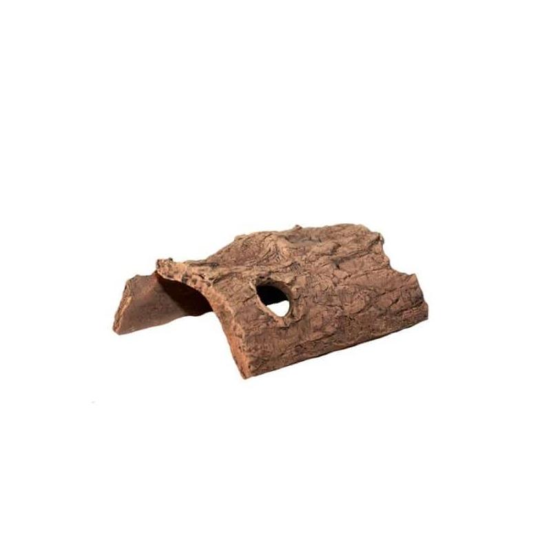 Keramik half logs Small til akvarie - Reje- og Mallehuler - Tildinfisk.dk